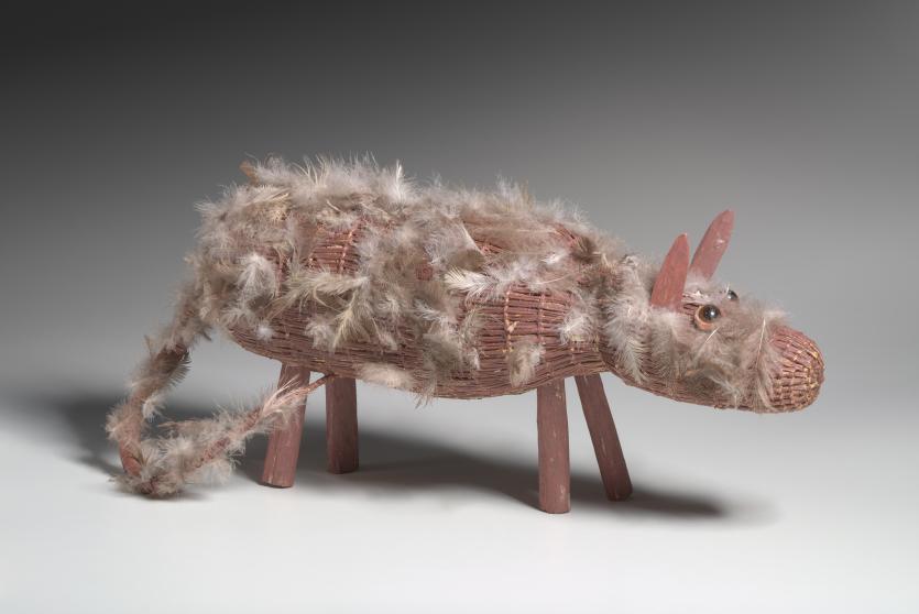Jamu (Camp dog) | Lena Yarinkura~Rembarrnga | NGV | View Work