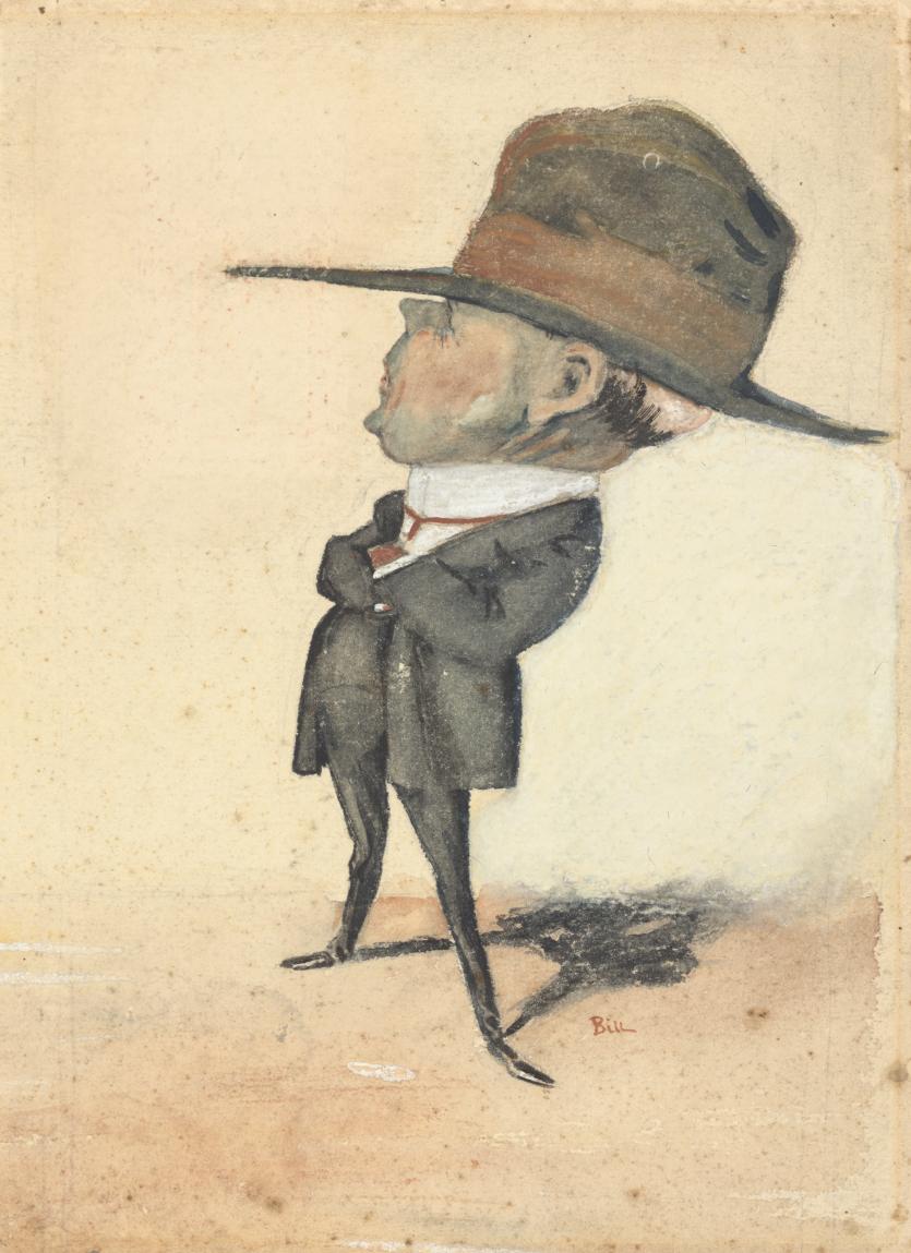 Caricature portrait of Edward Dyson | Will DYSON | NGV | View Work