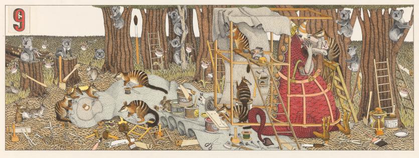 Dragon and koalas | Peter PAVEY | NGV | View Work